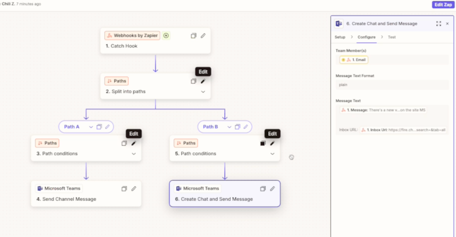 How to Set Up Microsoft Teams Notifications Using Zapier in Chat ...